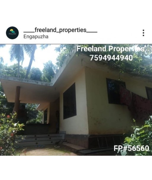 10 Cent Land 3 BHK House Engapuzha